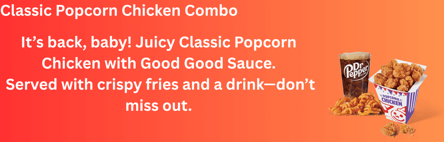 Classic Popcorn Chicken Combo